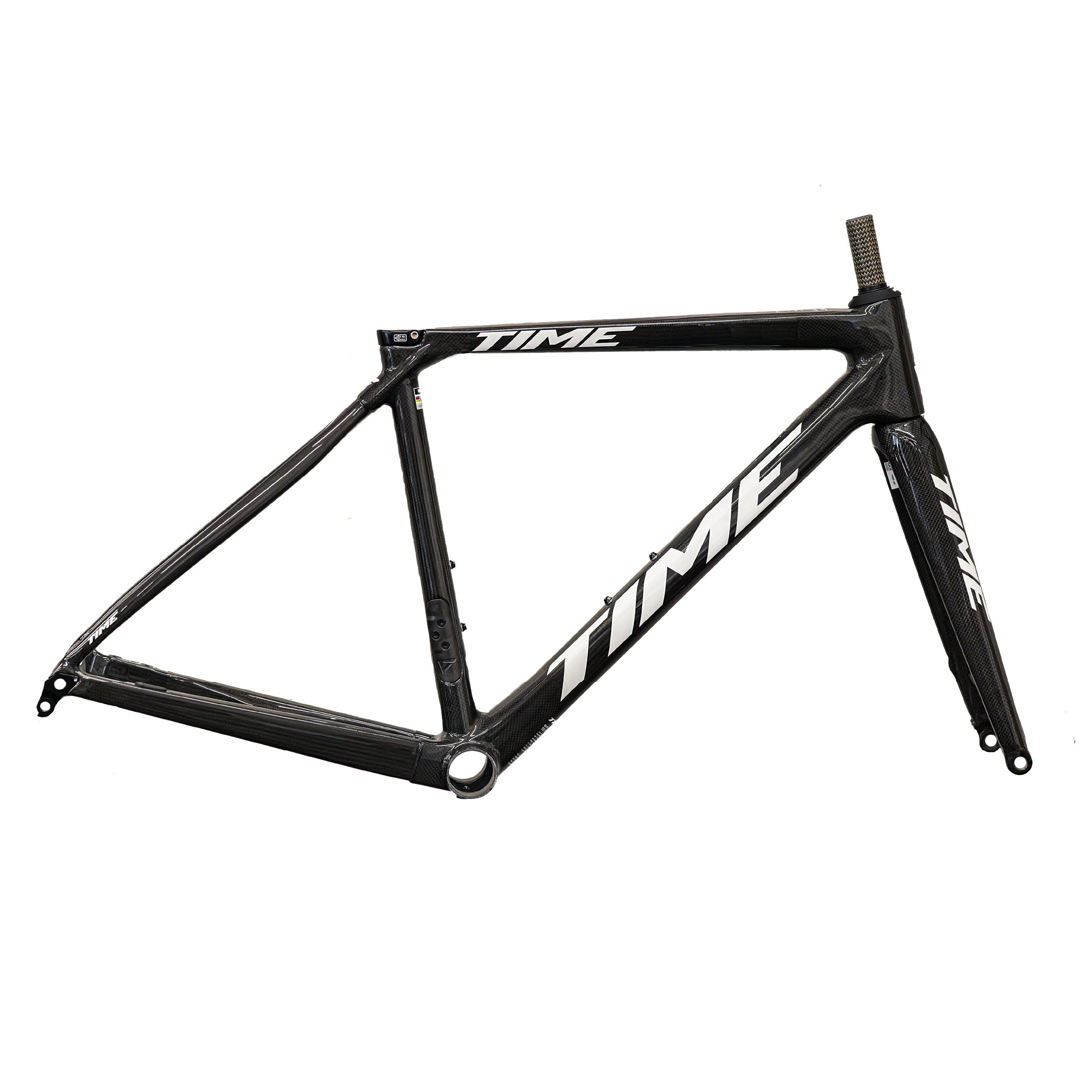 Time ADH White Logo – Mapdec Cycle Works